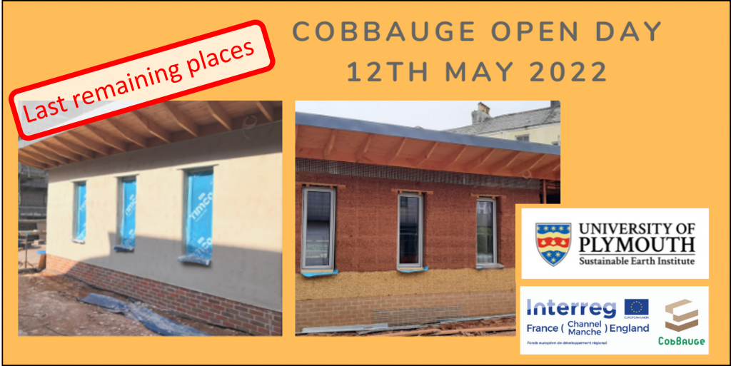 CobBauge Open Day - few spaces left - CobBauge